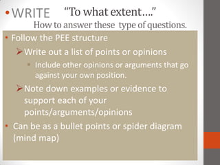 Guide to answering to what extent question And Examples.pdf