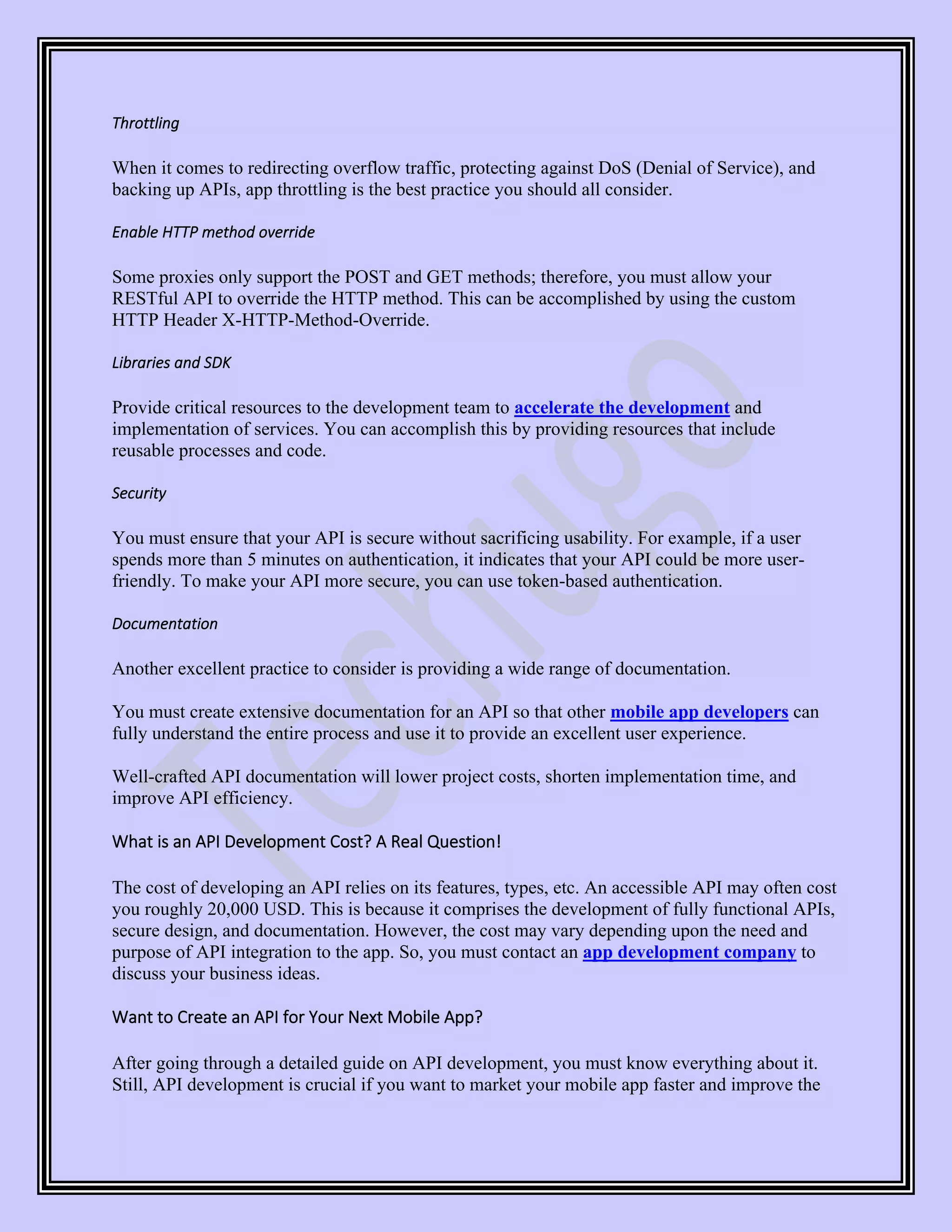 Guide To API Development – Cost, Importance, Types, Tools, Terminology ...