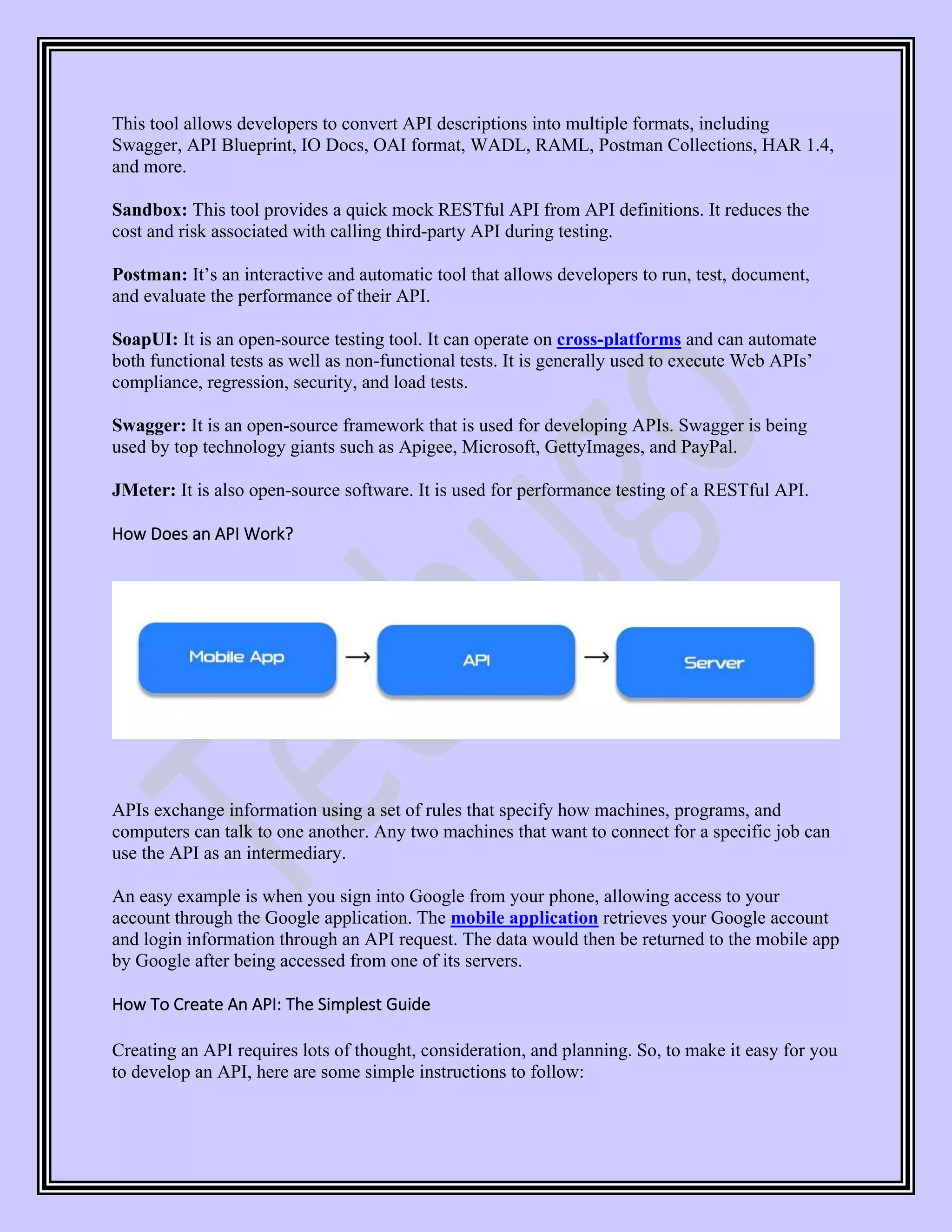 Guide To API Development – Cost, Importance, Types, Tools, Terminology, and Best Practices.pdf