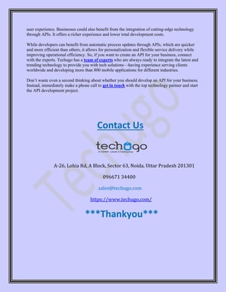 Guide To API Development – Cost, Importance, Types, Tools, Terminology ...