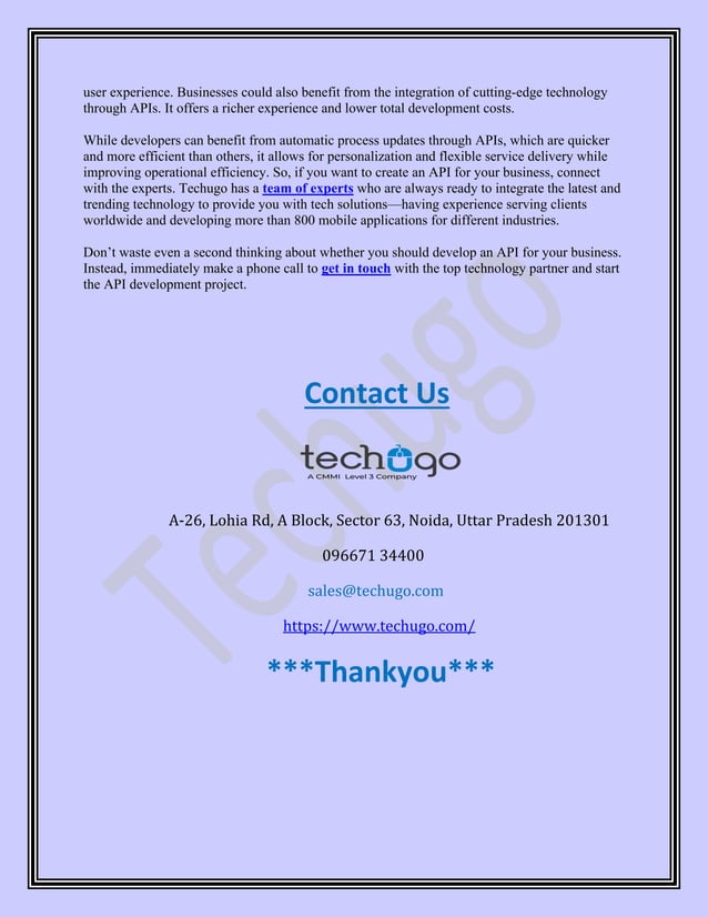 Guide To Api Development Cost Importance Types Tools Terminology And Best Practicespdf