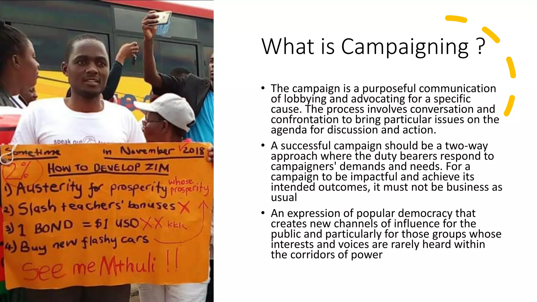 Guide to a simple campaign | PDF