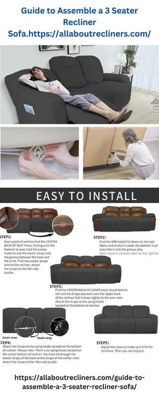 How to Assemble a 3 Seater Recliner Sofa: Step-by-Step Guide