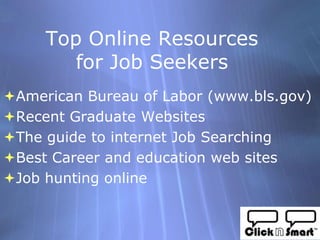 Guide to a successful job searching strategy | PPT