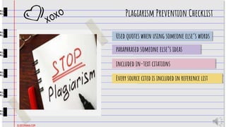 Guide To Avoid Plagiarism | PPTX