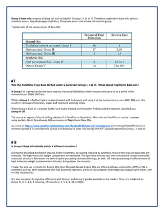 Guide to base oils | PDF