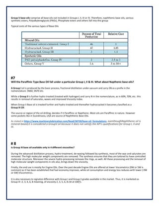 Guide to base oils Ver 2 | PDF