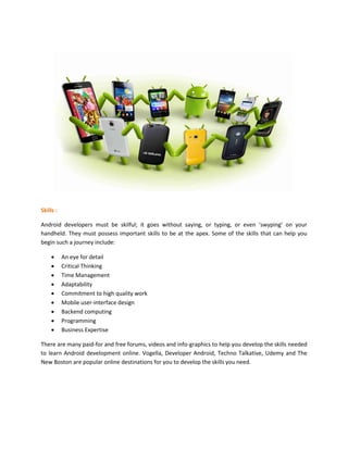 Guide To Become A Freelance Android Developer | PDF