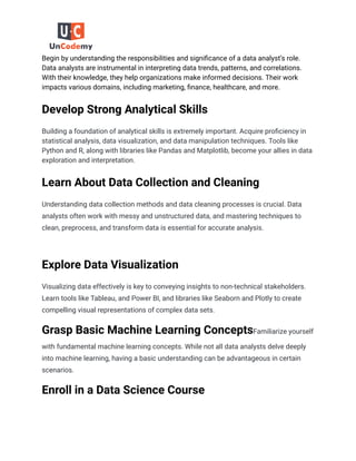 Guide to Becoming a Data Analyst.pdf | Information Services Industry | Industries