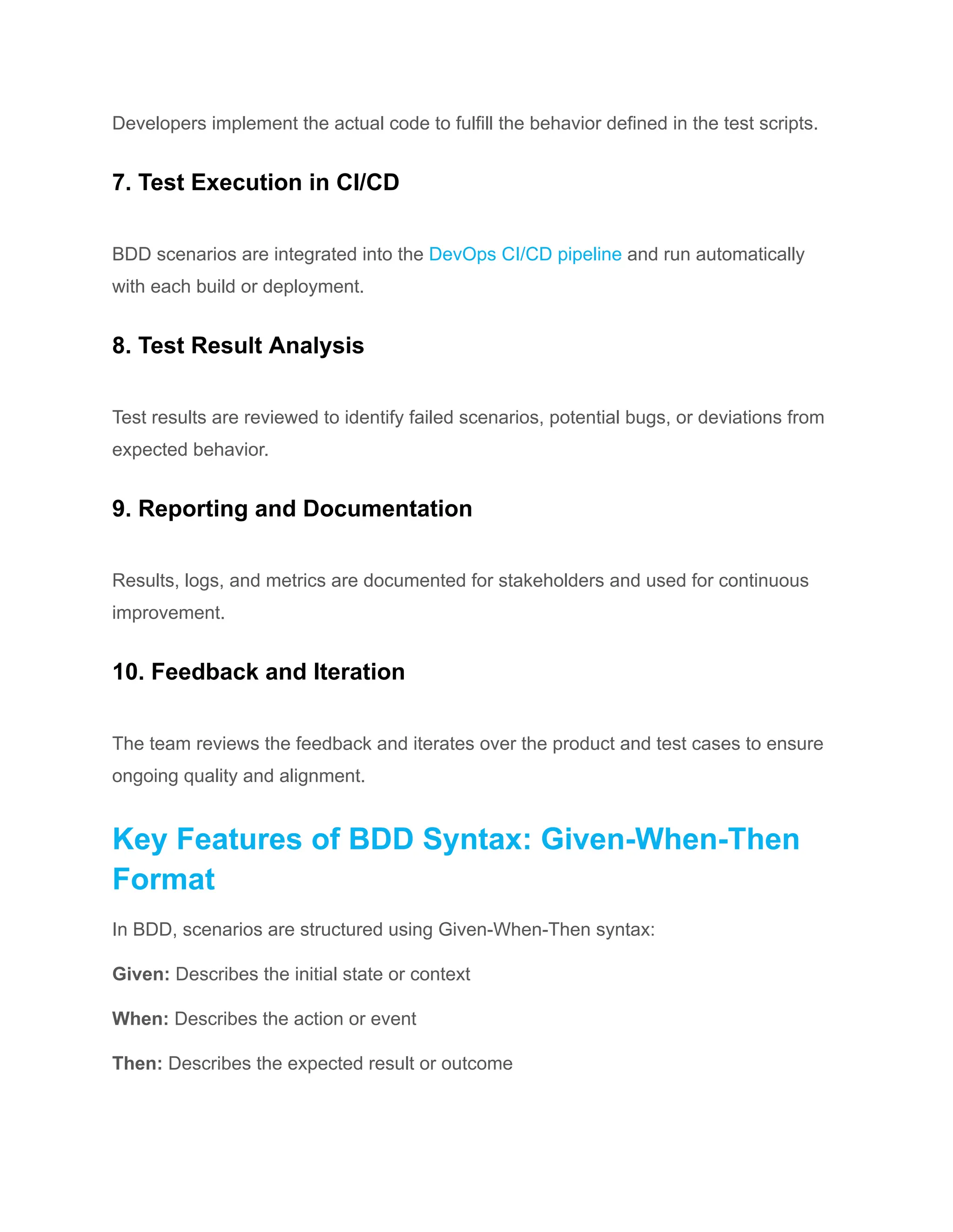 Guide to Behavior Driven Development (BDD) for Agile Teams | PDF