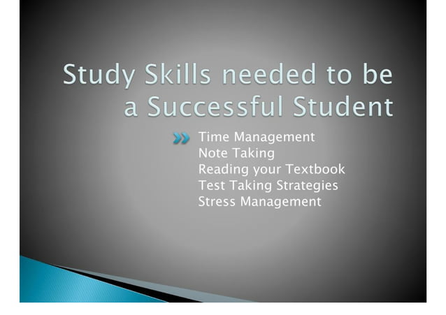 Guide To Being A Successful College Student | PPT
