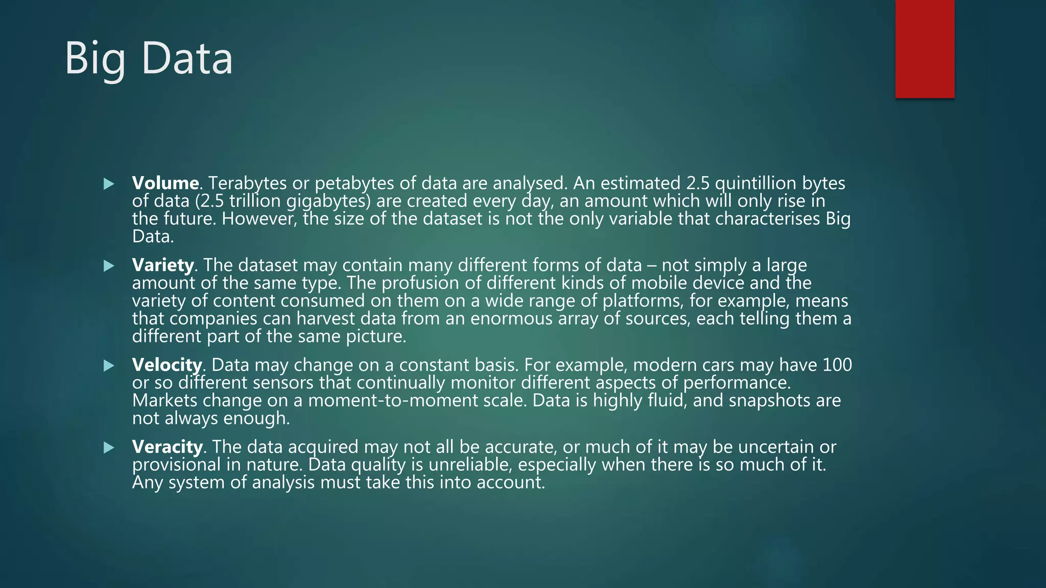 Guide to big data analytics | PPT