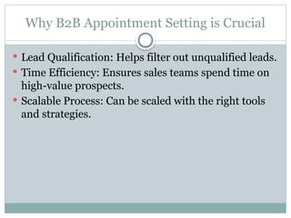 Guide to Build Appointment Setting Process in 2024.pptx