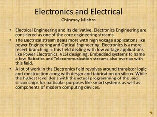 Guide to choose engineering branch wisely | PPT