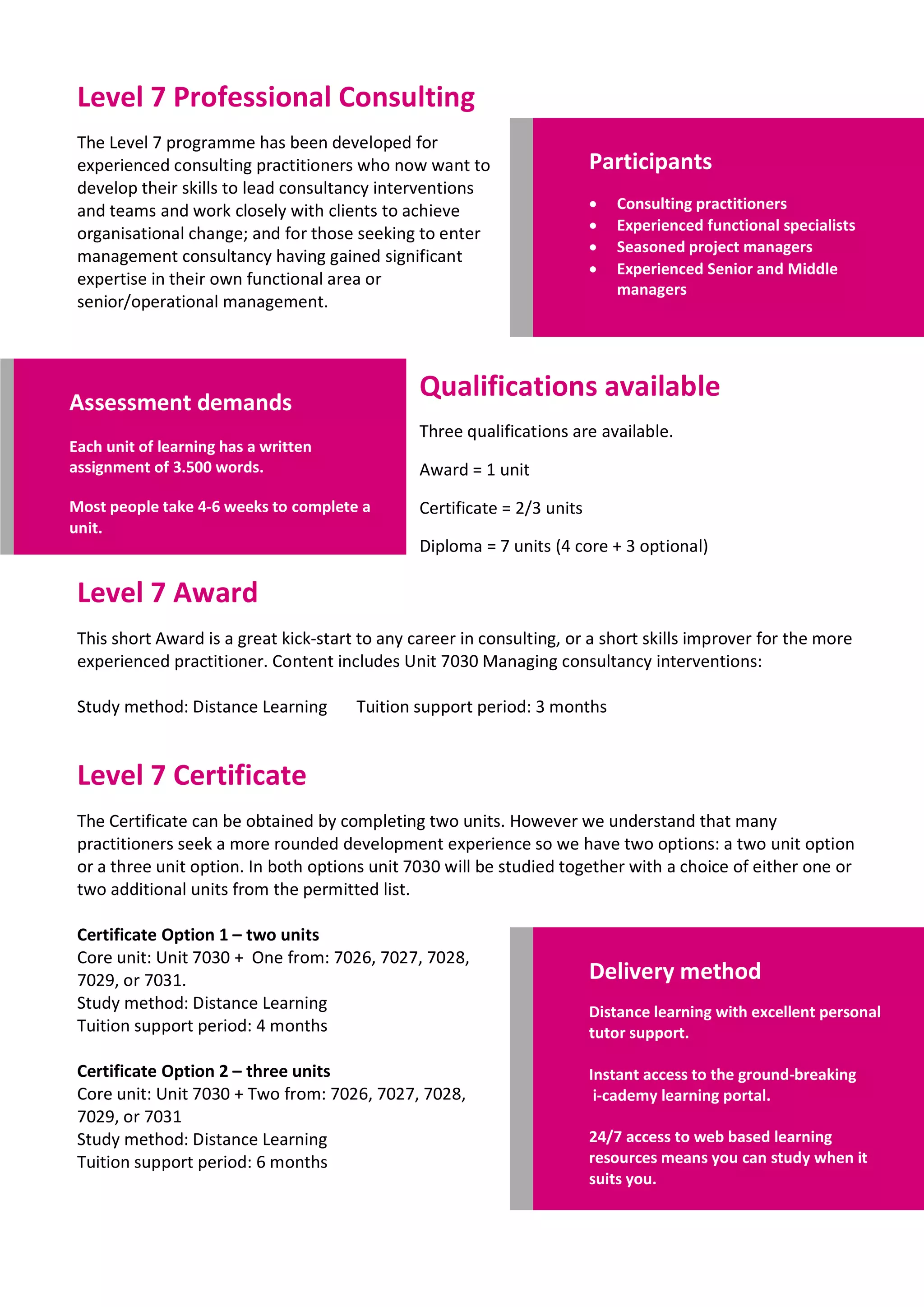 Guide to chosing professional management consulting qualifications | PDF