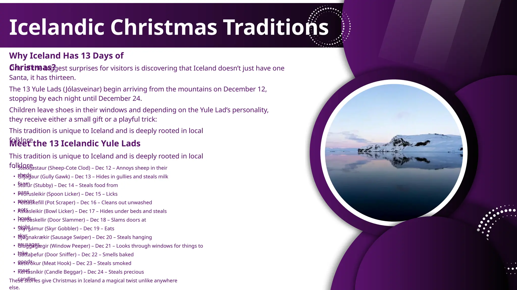 Guide to Christmas in Iceland Celebrate like a local | PPTX