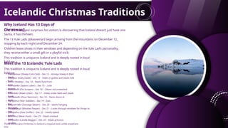 Guide to Christmas in Iceland Celebrate like a local | PPTX