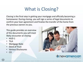 First-Time Homebuyers' Guide to Closing Documents | New American ...
