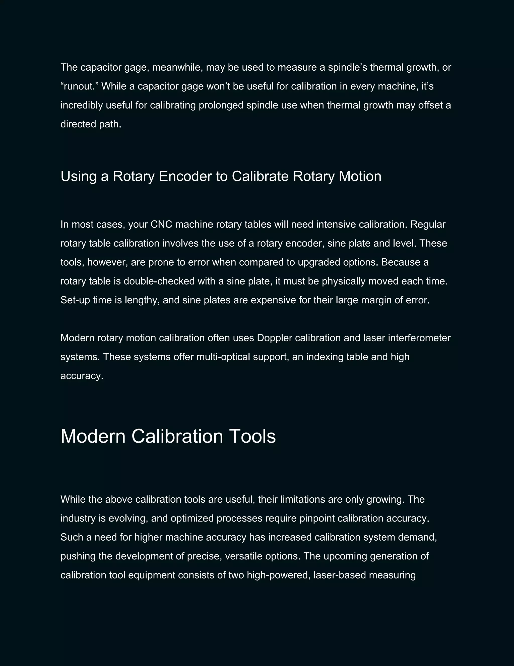 Guide to CNC Machine Maintenance and Calibration | PDF