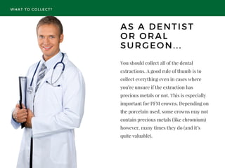 Guide to Collecting Dental Crowns | PPT