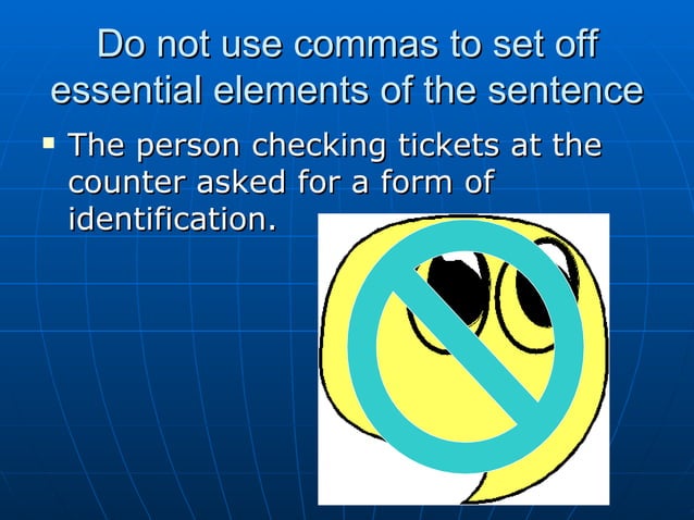 Guide to commas | PPT