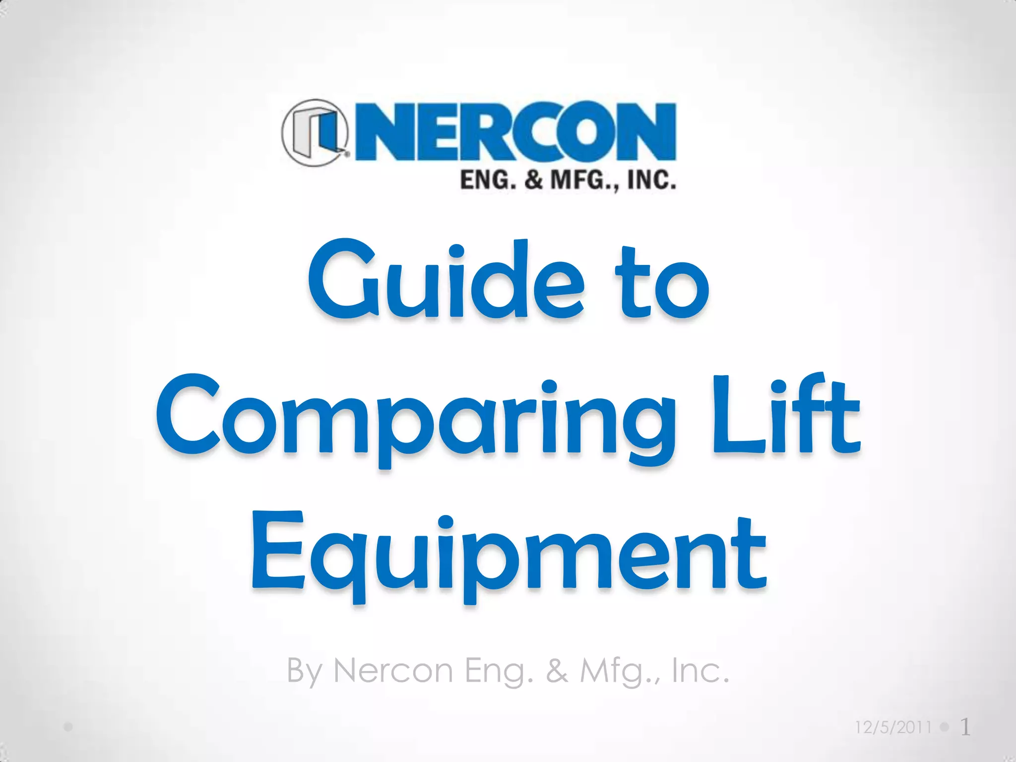 Guide to comparing lift equipment | PPTX | Weightlifting | Sports