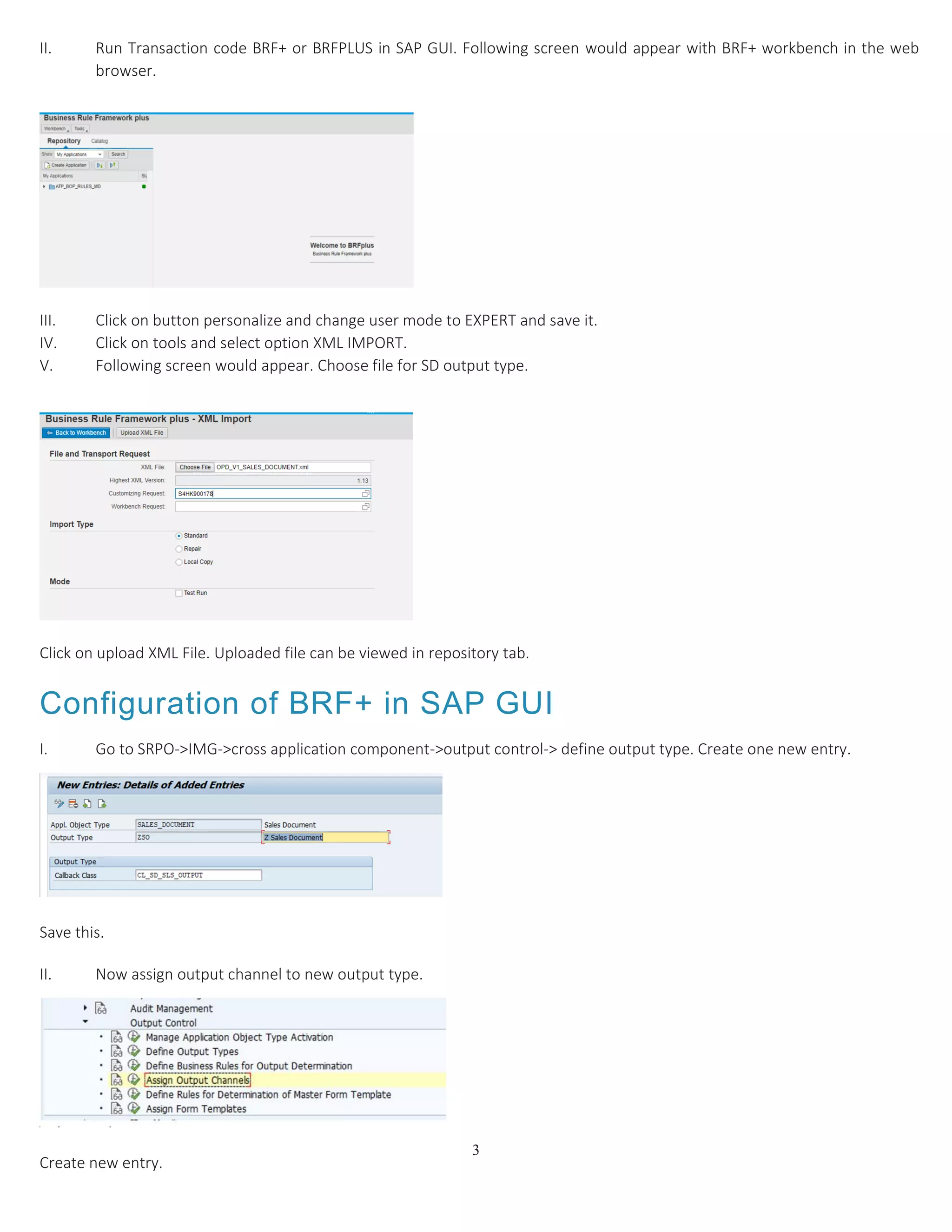 Guide to Configure Custom SD Output Types in S/4HANA Using BRF+ | PDF
