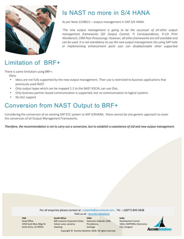 Guide to Configure Custom SD Output Types in S/4HANA Using BRF+ | PDF