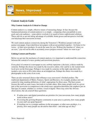 Guide To Content Analysis | PDF