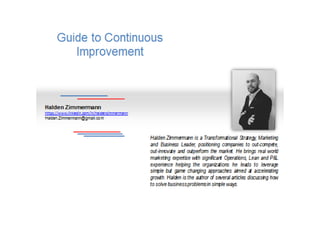 Continuous Improvement Journey | PDF