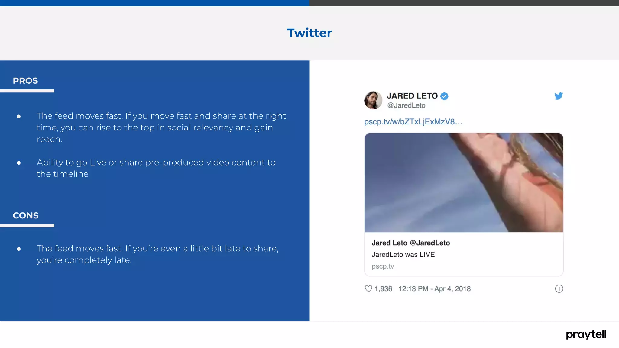 Praytell guide to corporate video comms | PPT