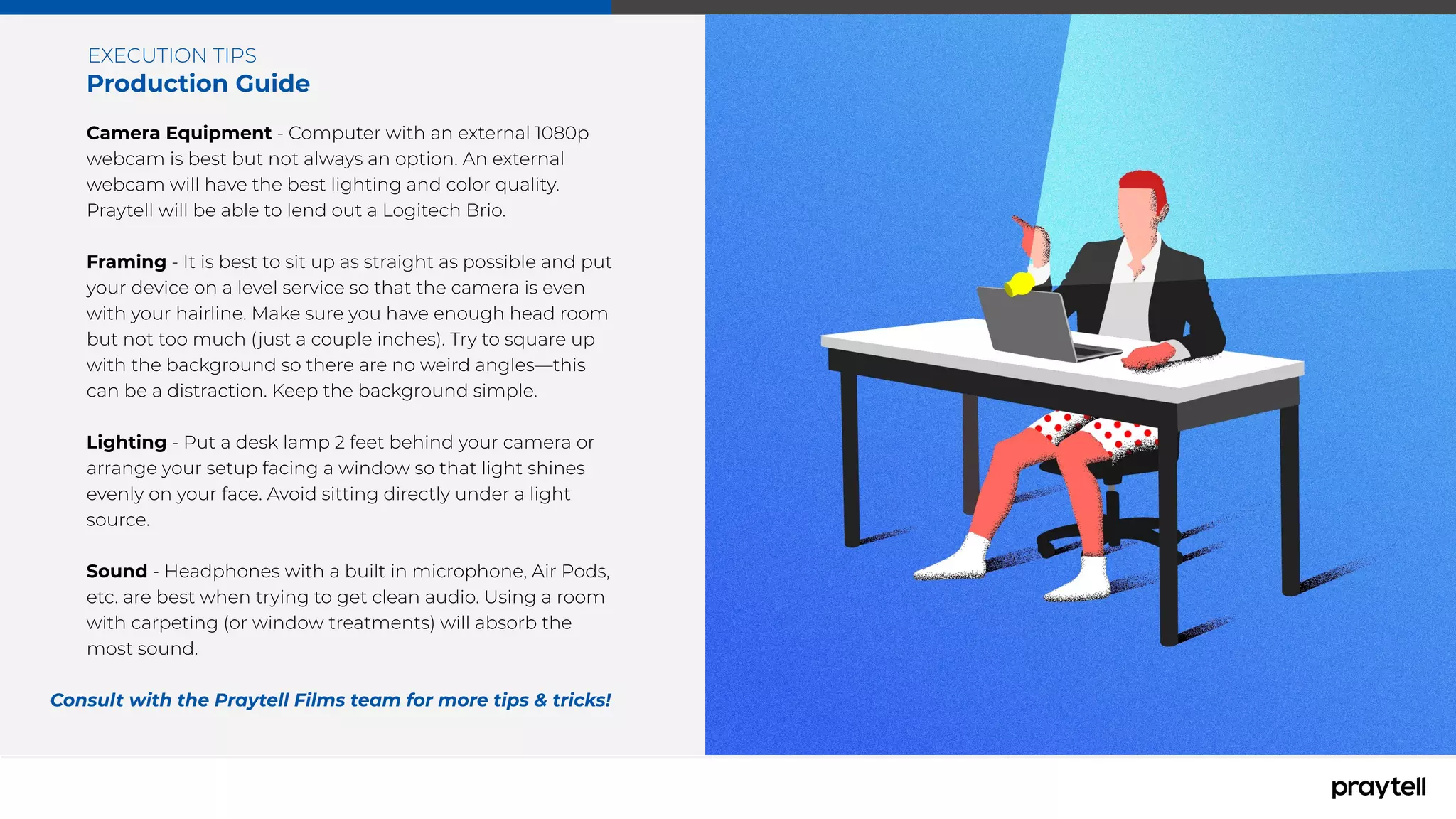 Praytell guide to corporate video comms | PPT