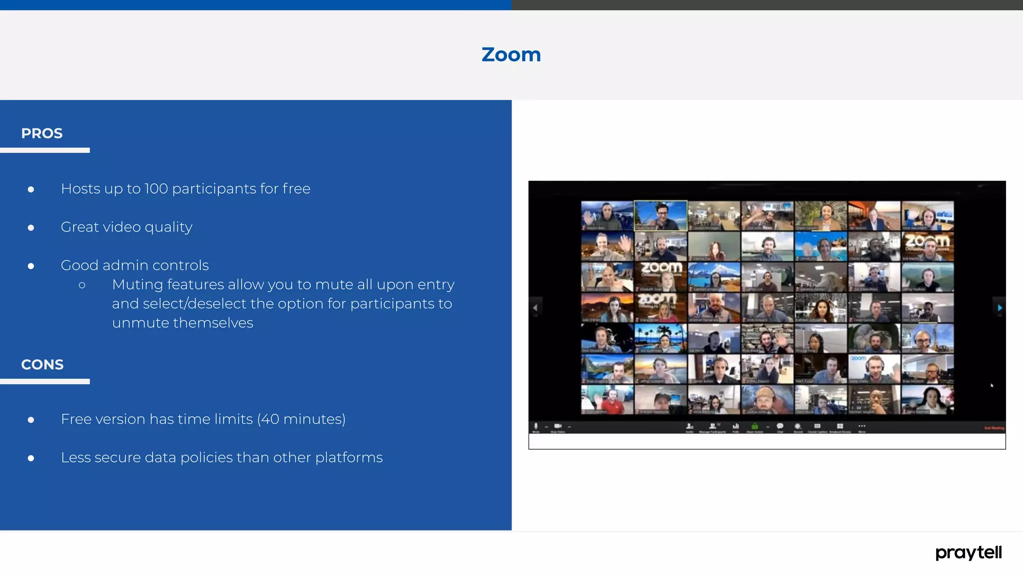 Praytell guide to corporate video comms | PPT