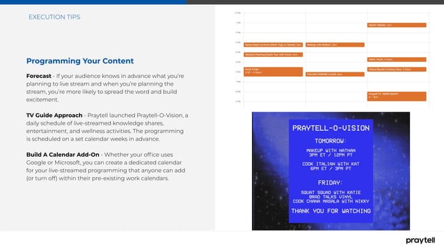 Praytell guide to corporate video comms | PPT