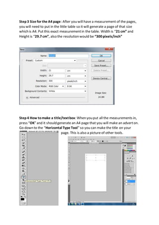Unit 5 Task 4 Tutorial | DOCX