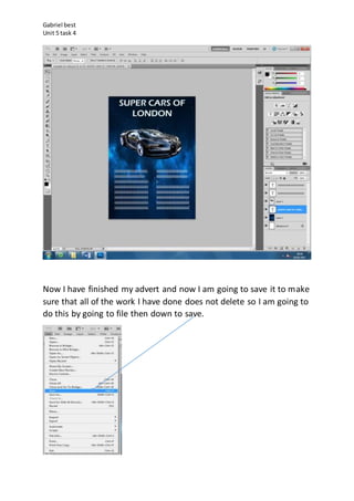 Guide to create an ad on photoshop | DOCX