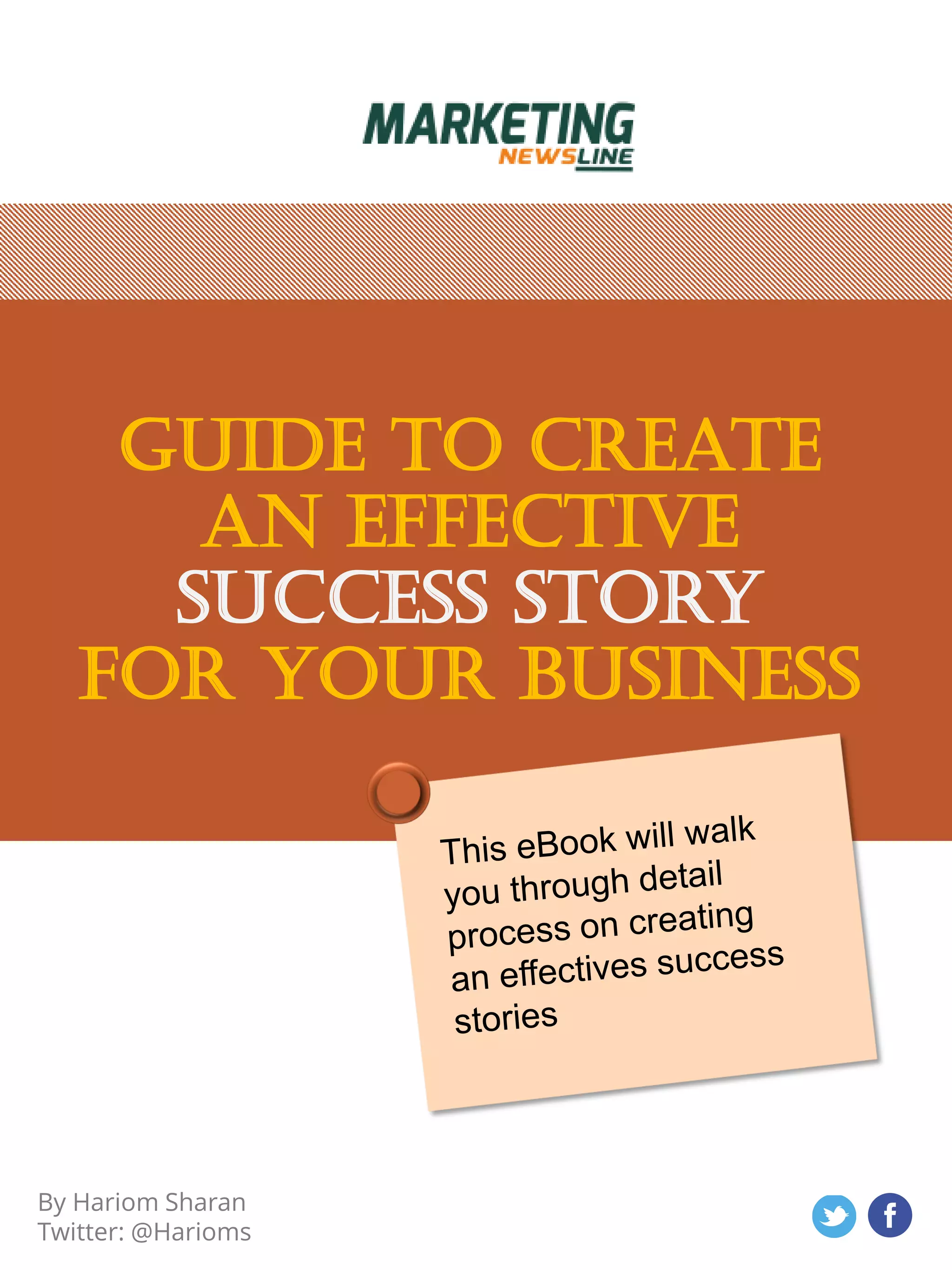Guide to create an effective success story | PDF