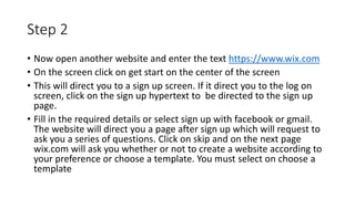 Guide to creating an e portfolio | PPT