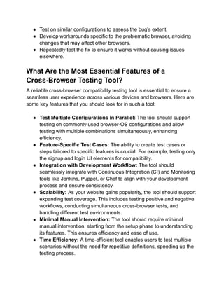 Guide to Cross Browser Testing_ Definition, Process, Challenges & Tools ...