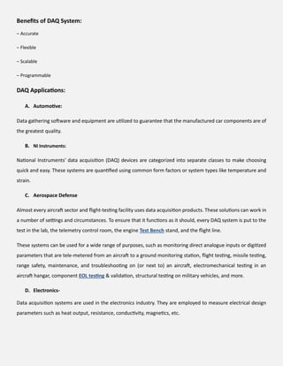 Guide To Data Acquisition Systems (Daq Systems) - TMCS.docx