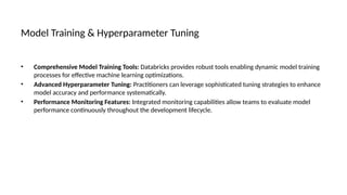 Guide to Databricks ML & Mosaic AI presentation | PPTX