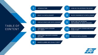 Guide to Data Loggers: What is it, Types & How it works | PPT