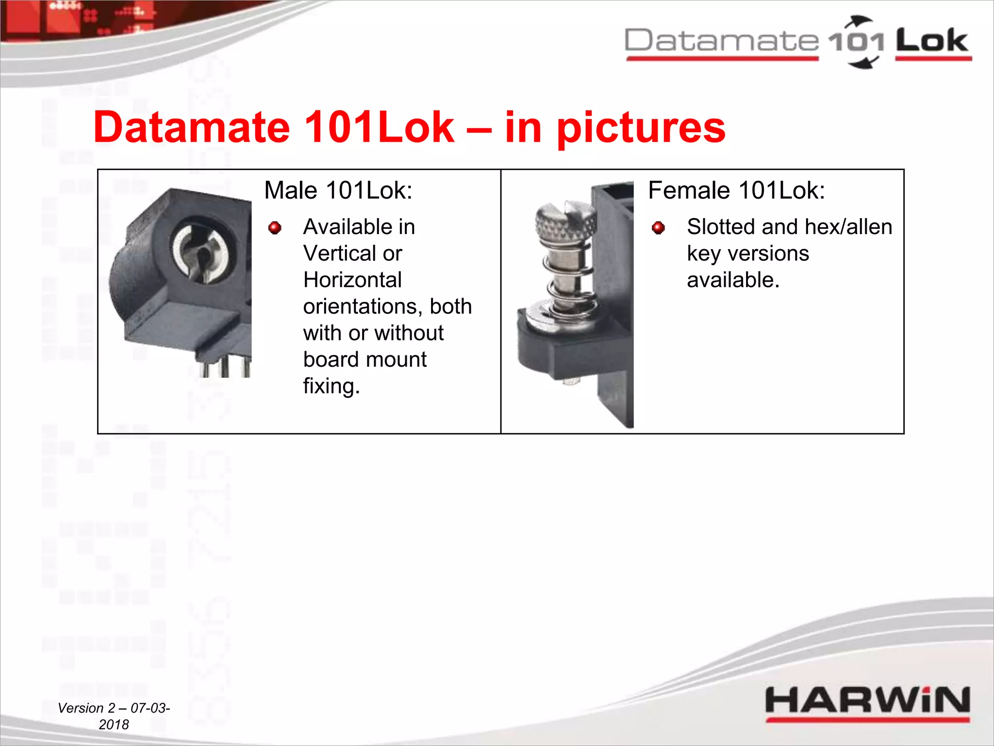 Guide to datamate latches and jackscrews PTM | PPTX