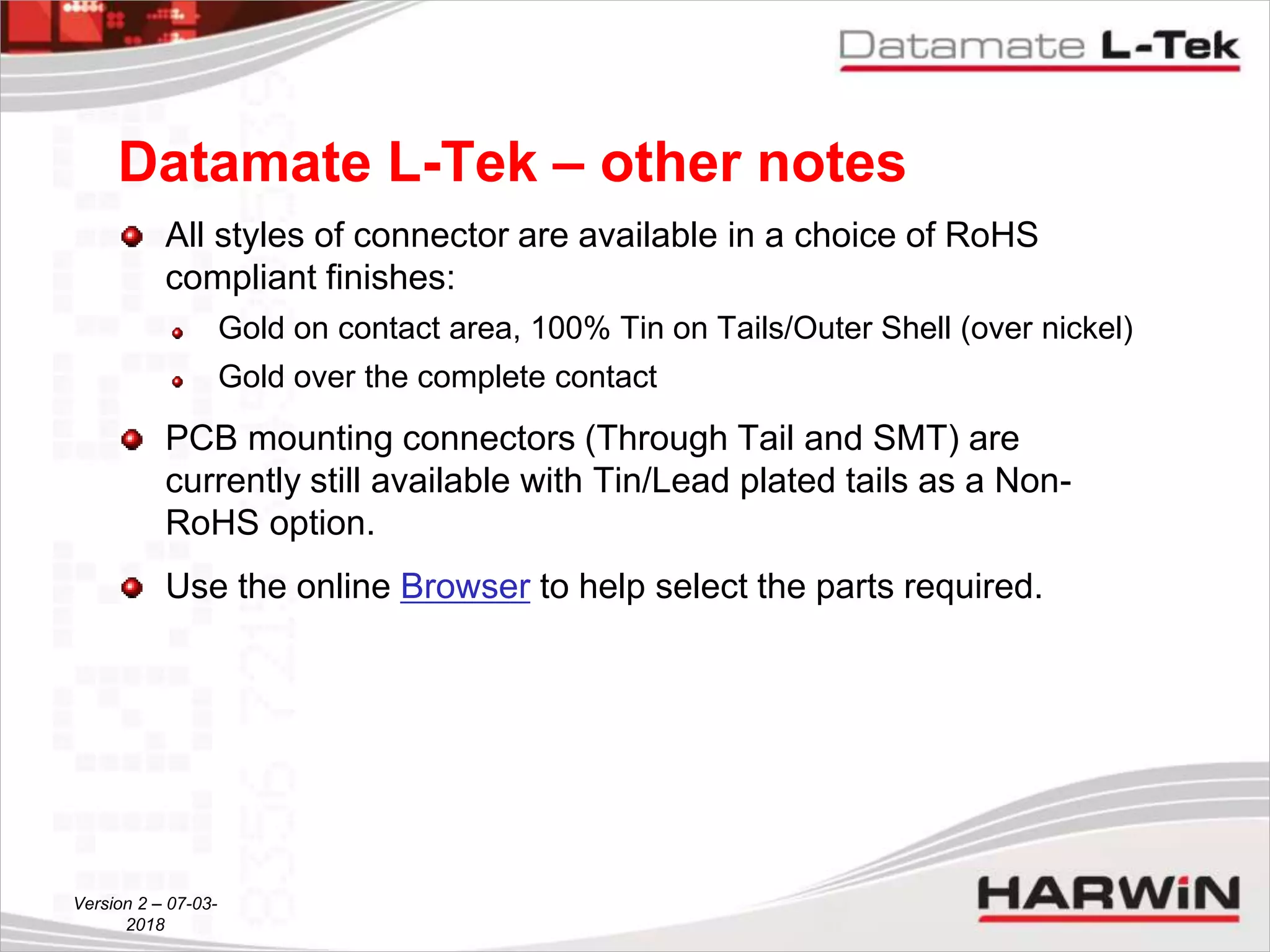 Guide to datamate latches and jackscrews PTM | PPTX