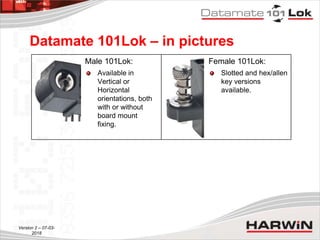 Guide to datamate latches and jackscrews PTM | PPTX