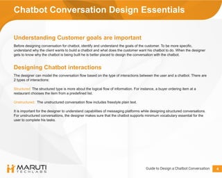 Designing a Chatbot Conversation | PPT