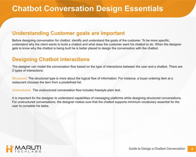 Designing a Chatbot Conversation | PPT