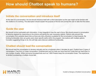 Designing a Chatbot Conversation | PPT | Free Download