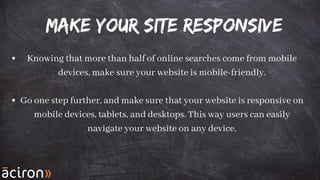 Guide to Designing a User Friendly Website | PDF
