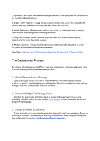 Guide to Developing Healthcare App Like MFine | PDF